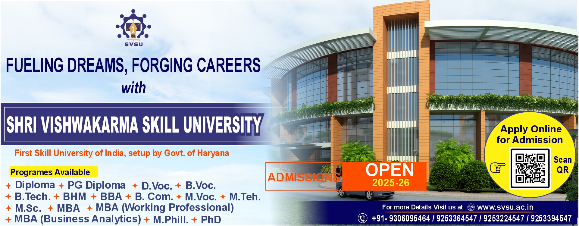 Shri Vishwakarma Skill University – India’s First Government Skill ...